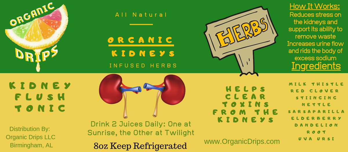 10 Pack-Better Organs $50 Bundle 6 Blood Pressure & 4 Kidney Flush – Organic Drips